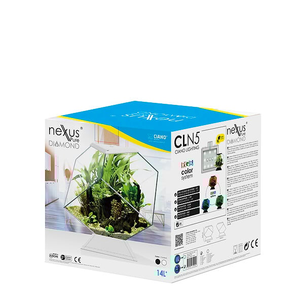 Aquarium Nexus - Forme pure diamond - 14c - Blanc CIANO | Bricomarché