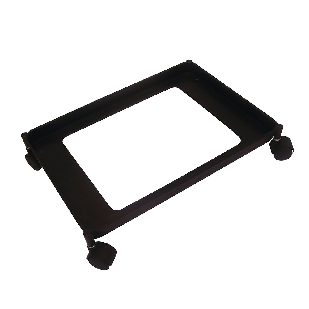 MSV Support à roulette pour seau bi-bac PP Noir | Brico Cash