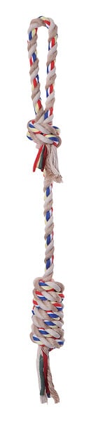 Jouet corde pour chien boudin S poignée longue - D5cm -40cm BUBIMEX ...