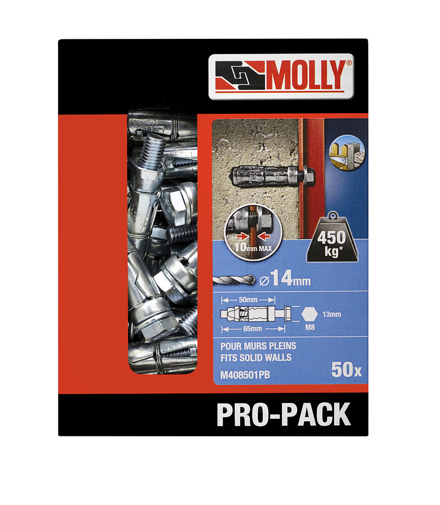 Boulons exp.vis m8- 50p | Bricomarché