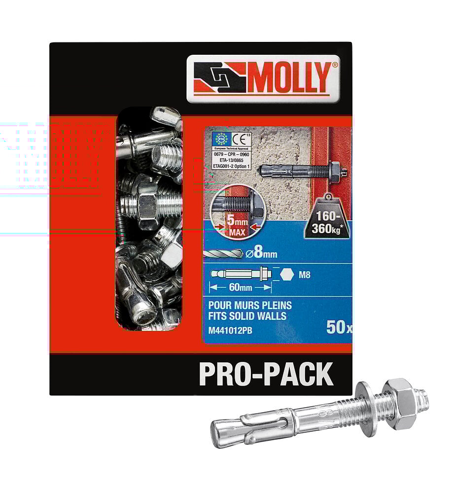 Gouj.ancrage d8x60mm- 50p | Bricomarché