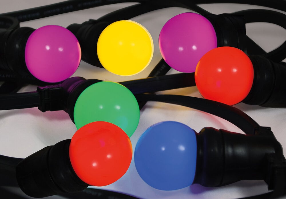 Guirl.connect.10m&10led e27 multic. | Bricorama