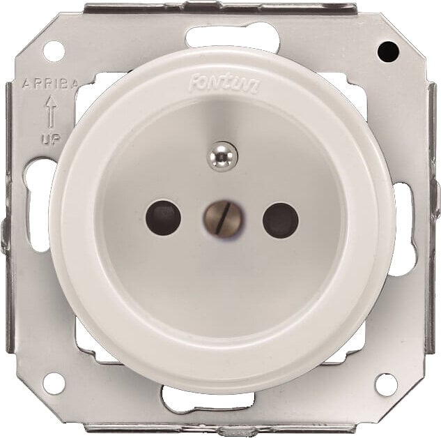 FONTINI- GARBY COLONIAL - Prise avec terre Blanche 16A-250V Réf ...