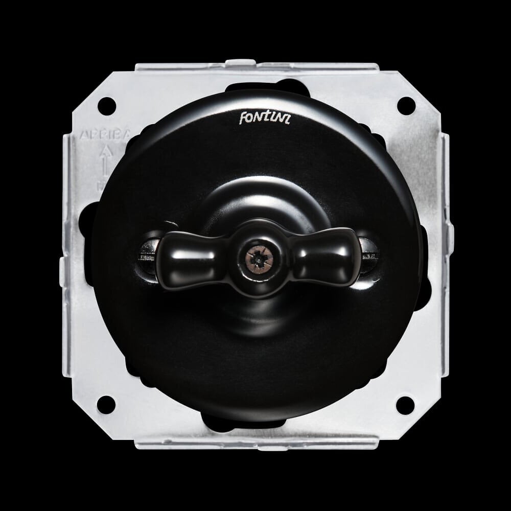 FONTINI- GARBY COLONIAL - Double Va & Vient et Manette Porcelaine Noire ...