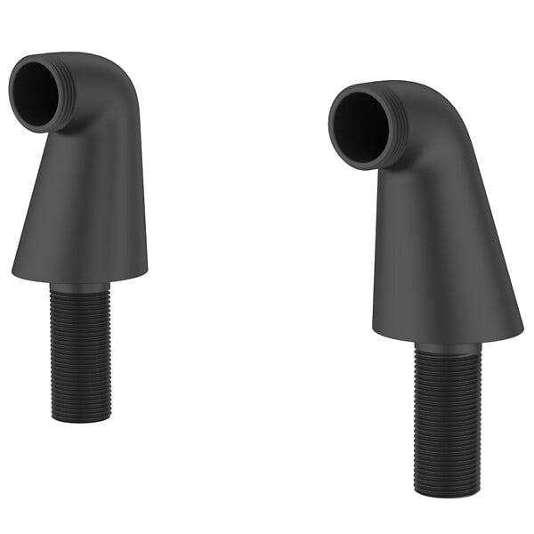 Colonnettes raccord bain-douche noires ESSEBAGNO | Bricorama