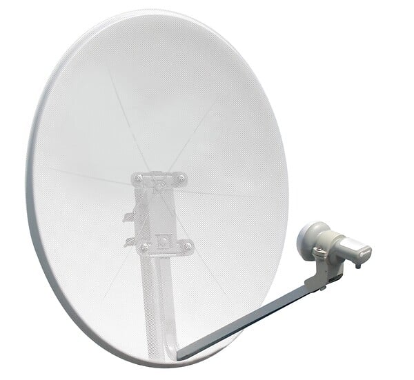 Parabole Penelope + LNB - Transparent - Résine composite - Ø65cm ...