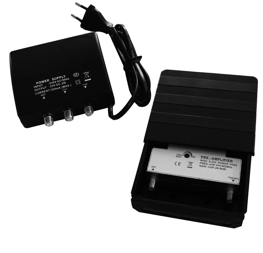 Amplificateur d'extérieur + alimentation | Brico Cash