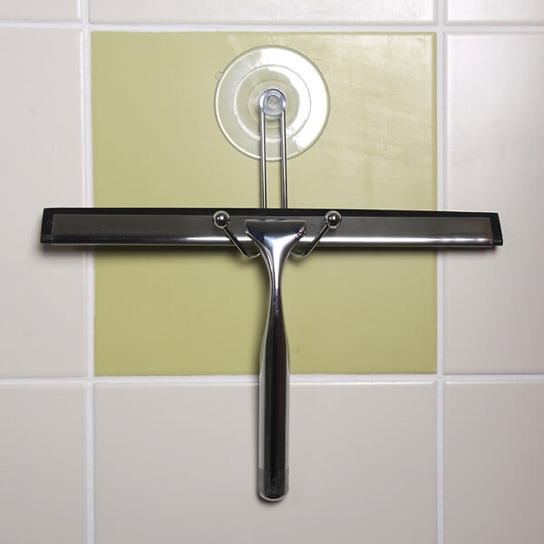 Raclette douche 24cm avec support mural et ventous MSV | Bricomarché