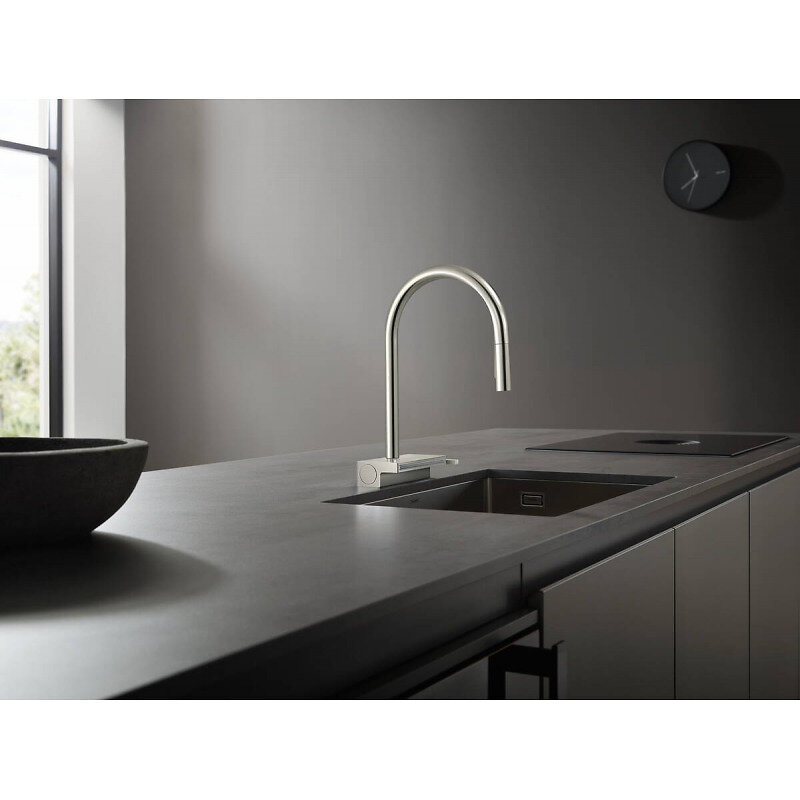 Hansgrohe Aquno Select M81 Mitigeur de cuisine 170, avec douchette ...