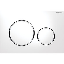 Bouton Chasse D'eau Wc Grohe 37063000 - Plaque De Commande WC SURF Pour ...