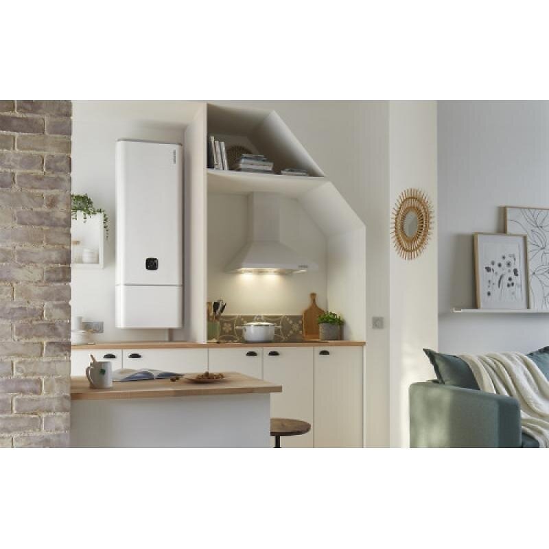 Chauffe-eau électrique connecté Linéo - 2400W - Carré vertical mural ...
