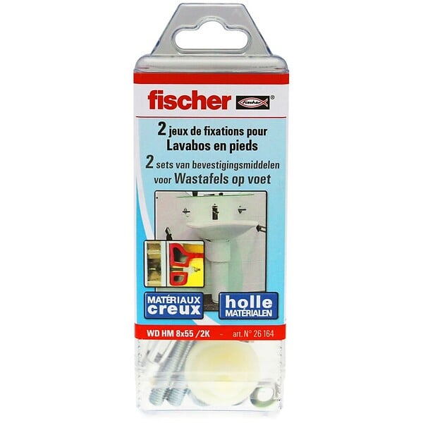 Kit sanitaire WD HM 8x55 pour fixations sanitaires matériaux creux ...