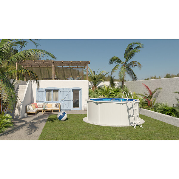 piscines hors sol acier diamètre 4.85 m - pi8710-1 TRIGANO | Bricomarché