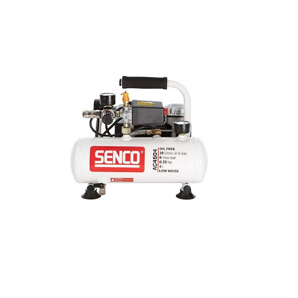 Compresseur portable SENCO AC4504 - Bruit Réduit, Sans Huile, 4L ...