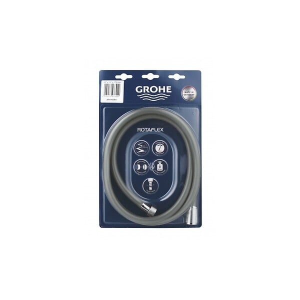 Flexible de douche ROTAFLEX GROHE 28410001 - 175 cm - chromé | Bricorama