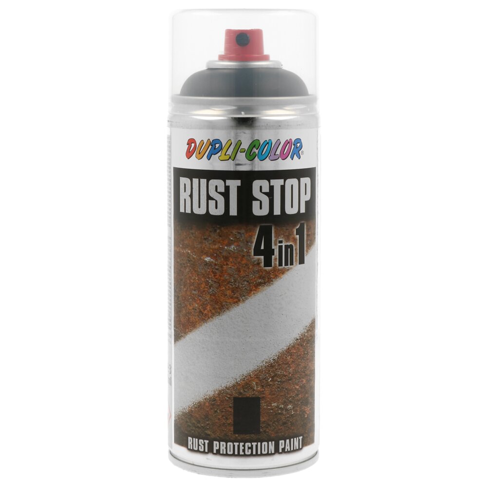 Peinture Antirouille DUPLI-COLOR Rust Stop Ferronnerie Noir 400ml ...