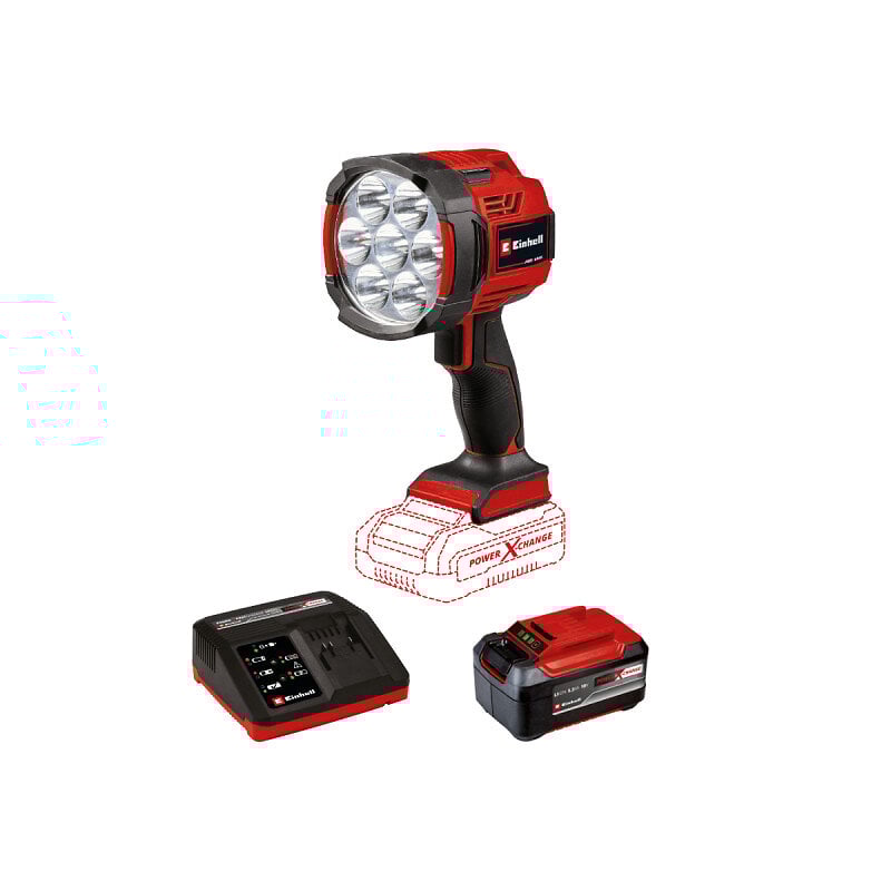 Pack EINHELL Lampe LED 18V Power X-Change - TE-CL 18/2500 LiAC-solo ...