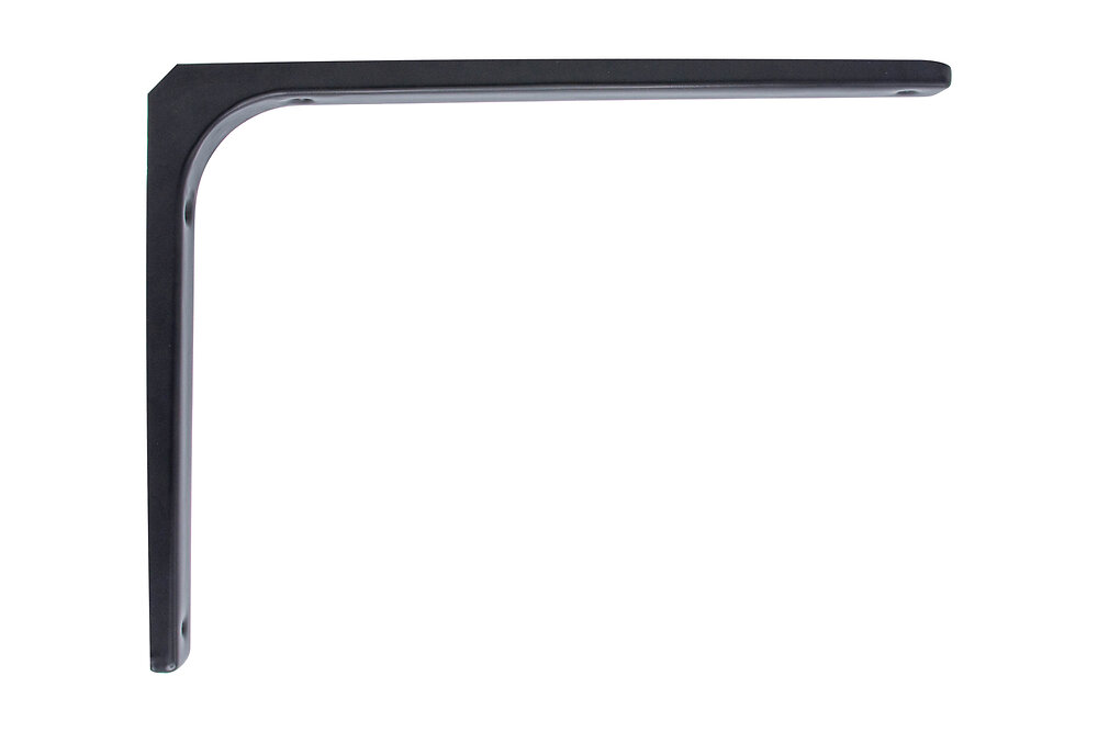 Console équerre moderne CIME 200x250mm acier noir | Bricorama