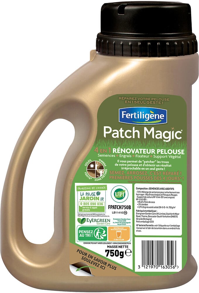 Patch Magic 4 en 1 rénovateur de pelouse 750g | Bricomarché