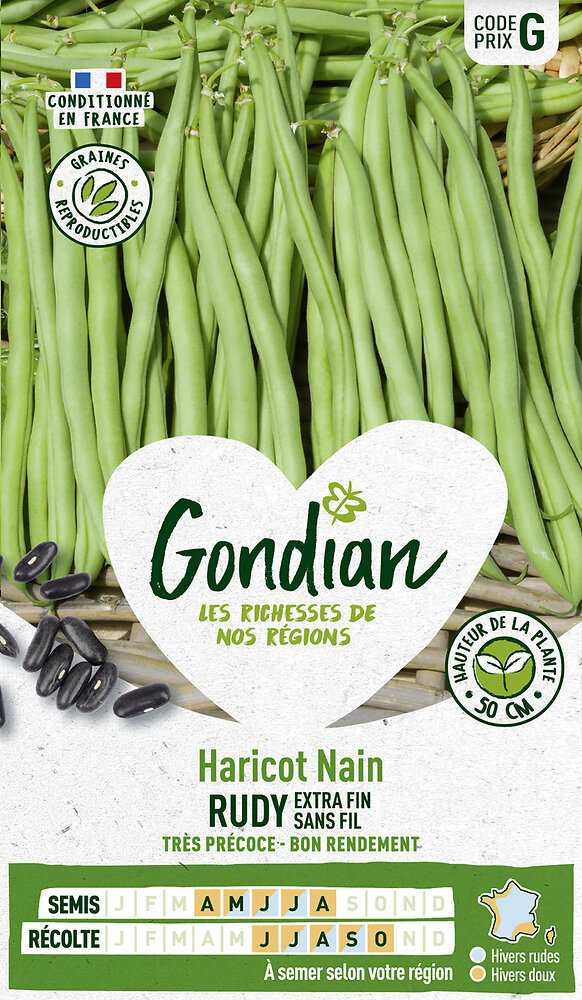 Haricot Rudy Gondian | Bricomarché