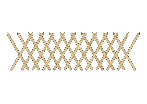 CLOTURE A CROISILLONS 2500 x 800 SOLID | Bricomarché