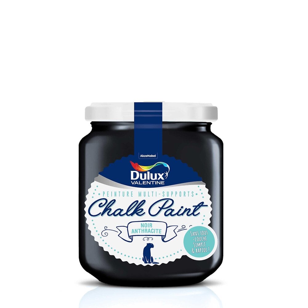 Peinture Chalk paint - Noir Anthracite - Mat - 0,175L | Bricomarché