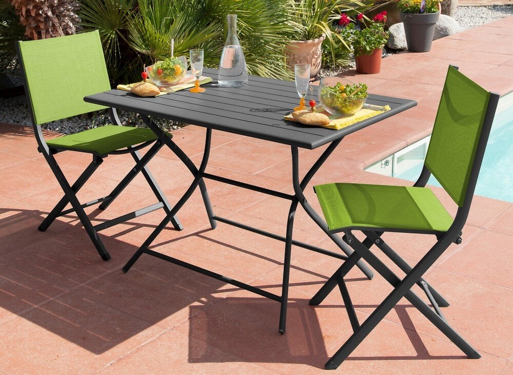 Guéridon Globe graphite 110 x 74 x 70 cm | Bricomarché