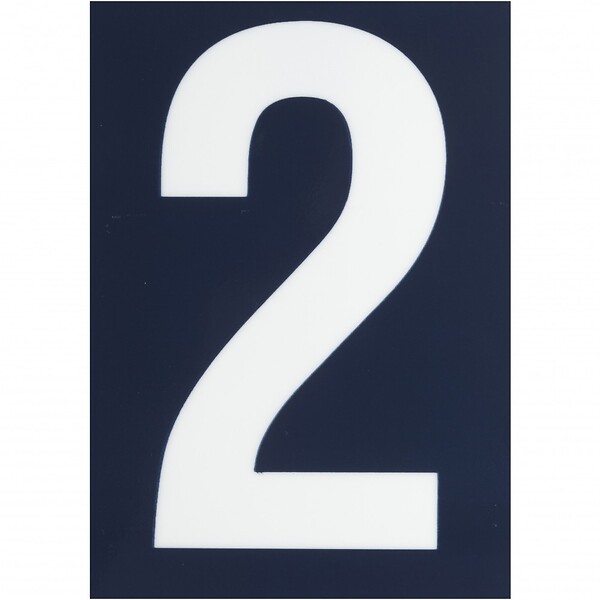 Chiffre 2 en plastique | Bricorama