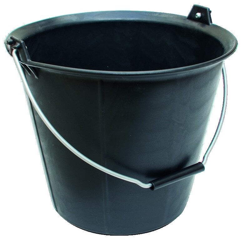 Seau en plastique renforcé gradué 13L noir - TALIAPLAST - 310107 ...