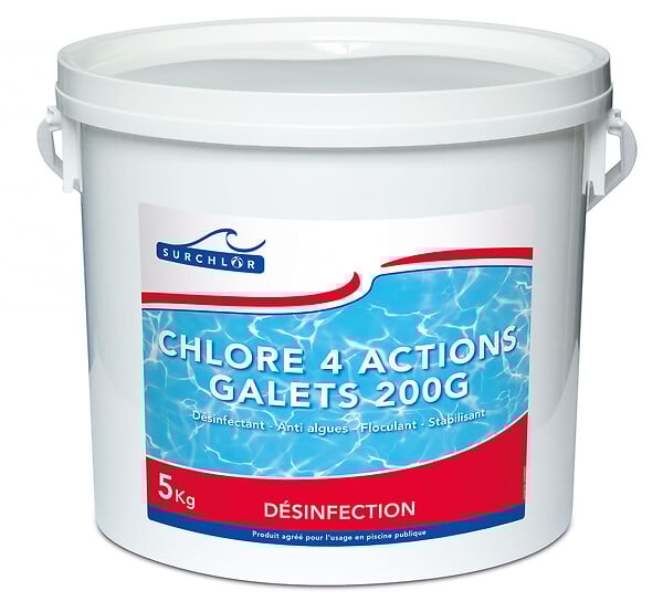 Surchlor 4 actions 5 kg BAYROL | Bricorama