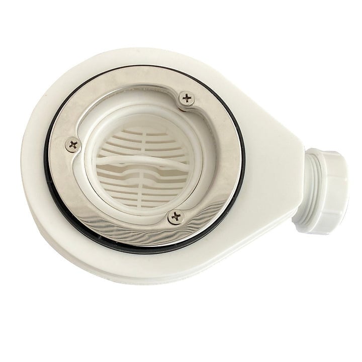 Bonde horizontale sans capot Ø90 DONA pour receveurs de douche ...