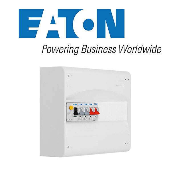 EATON- Tableau 1 rangée pré-équipé 1 inter. diff. 40A type AC + 4 ...