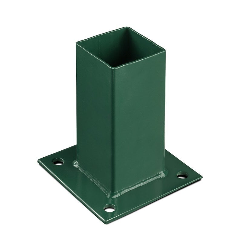 Platine de fixation 60 x 60 mm pour portillon grillagé Vert | Bricomarché