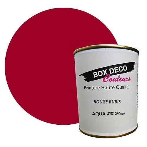 Rouge Rubis-Peinture meuble cuisine et salle de bain à base de laque ...