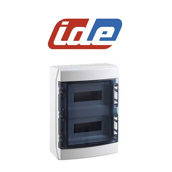 IDE- COFFRET DE DISTRIBUTION ETANCHE IP65 ECOLOGY 2x12 MODULES SANS BORNIER DE TERRE | Bricomarché