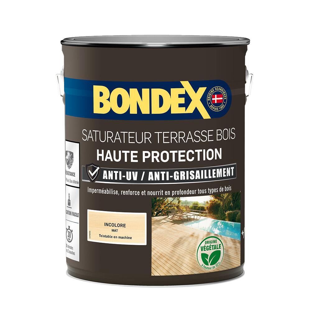 Bondex saturateur incolore - Mat - 5L | Bricorama