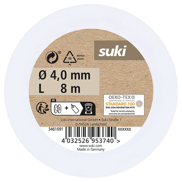 fil elastique argent 4mm 8m | Bricomarché