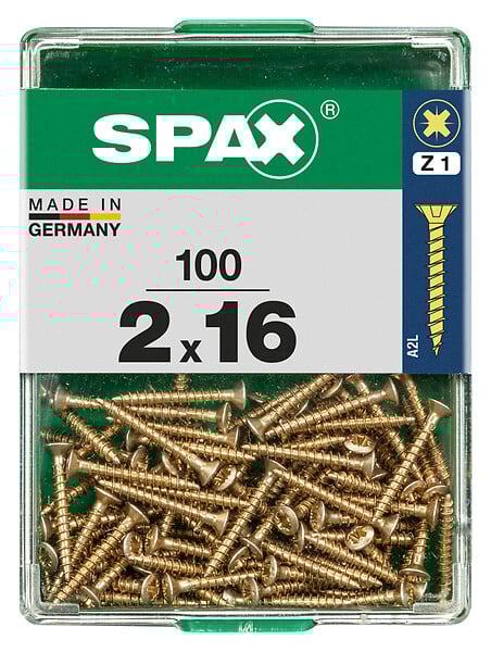 SPAX TF PZ 2x16 A2L 100 PC | Bricorama