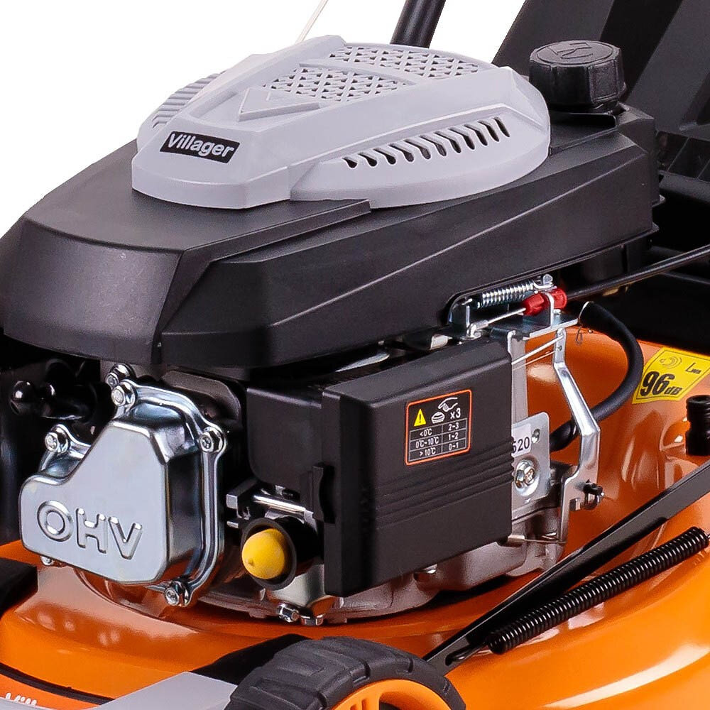 Tondeuse thermique mulching 146cc 4 en 1 coupe 46cm Villager Prime | Bricomarché