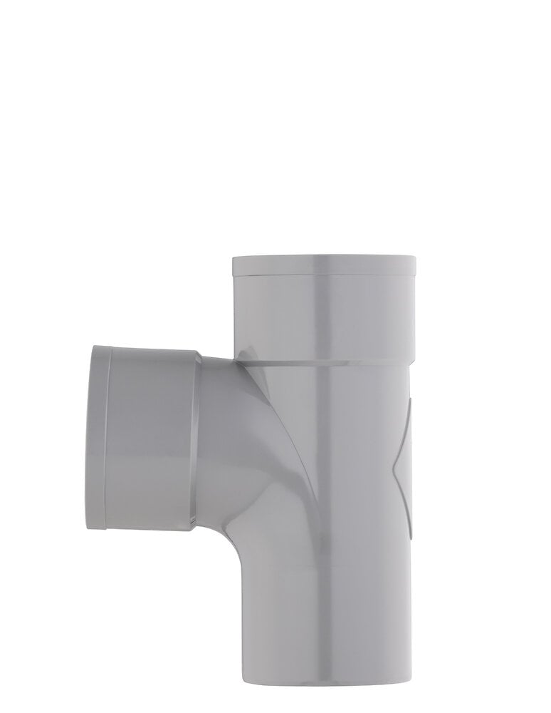 Té droit PVC 87° mâle femelle Ø80 NOYON & THIEBAULT | Bricomarché