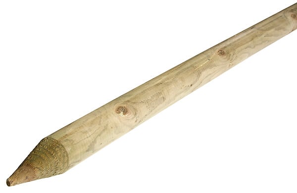 Bois rond fraisé épointé d 80x2500 SOLID | Bricomarché