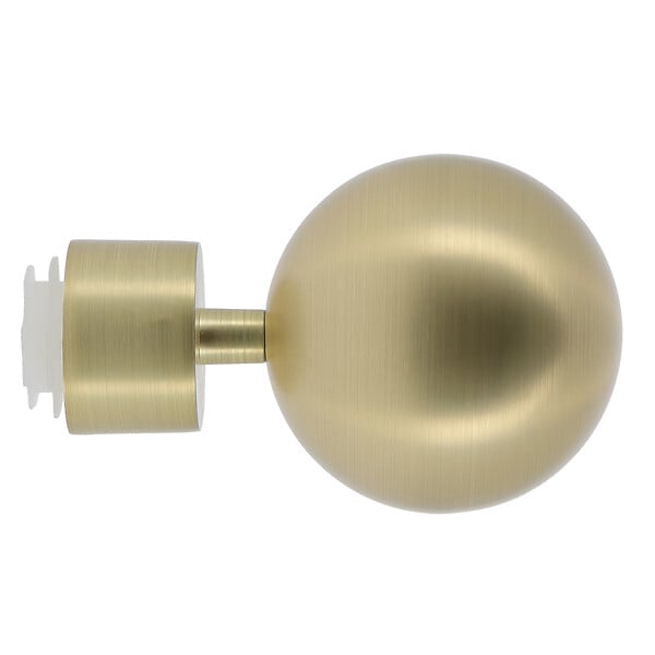 1 EMBOUT BOULE EASY FIX D.28mm DORE MAT | Bricorama