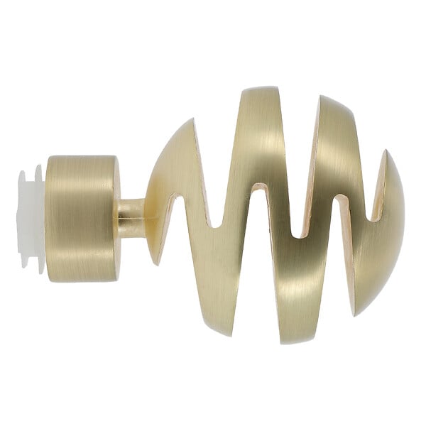 1 EMBOUT BOULE SLICE EASY FIX D.28mm DORE MAT | Bricorama