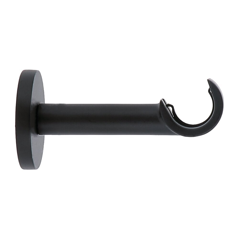 1 SUPPORT OUVERT 80MM AXE/MUR EASY FIX D.20mm NOIR MAT | Bricorama