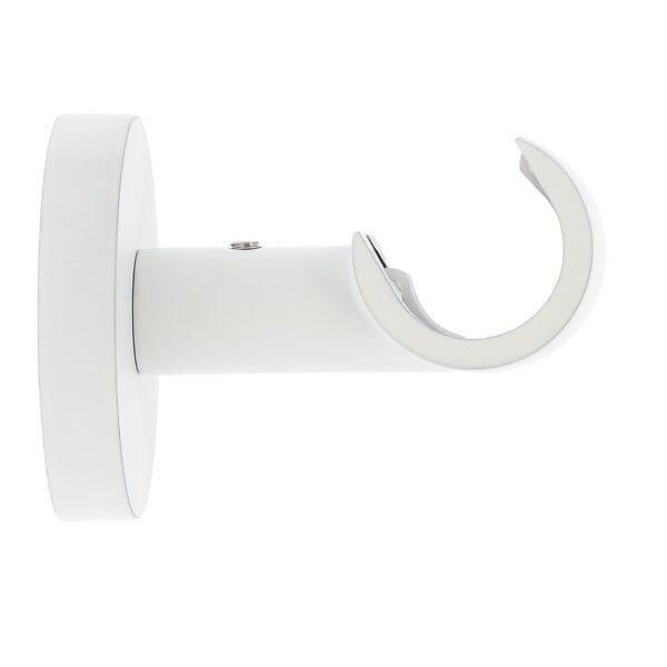 1 SUPPORT COURT OUVERT 50MM AXE/MUR EASY FIX D.20mm BLANC MAT MOBOIS | Bricorama
