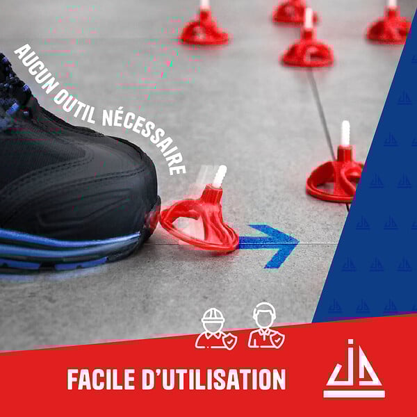 Kit 150 croisillons 3mm + 50 écrous Pour carrelages de 3/15mm JD ...