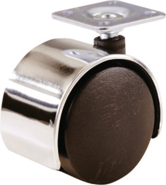 Roulette Jumelee Platine Pivotante D40 25kg COLSON | Bricorama