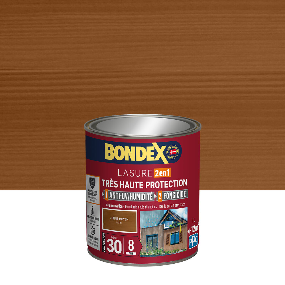 Bondex las 8 ans ch mo sat 1l | Bricorama