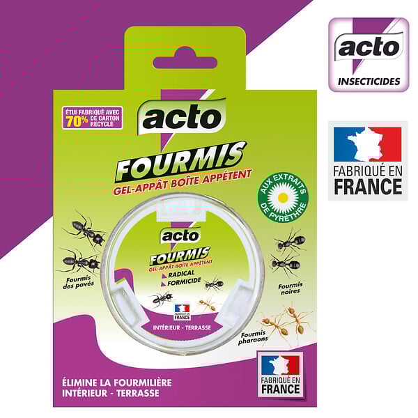 Boîte-appât fourmis lutte naturelle 10gr ACTO | Bricomarché