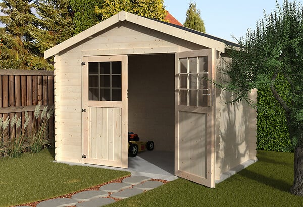 Abri de jardin Florine - Bois - 5,90m2 | Brico Cash